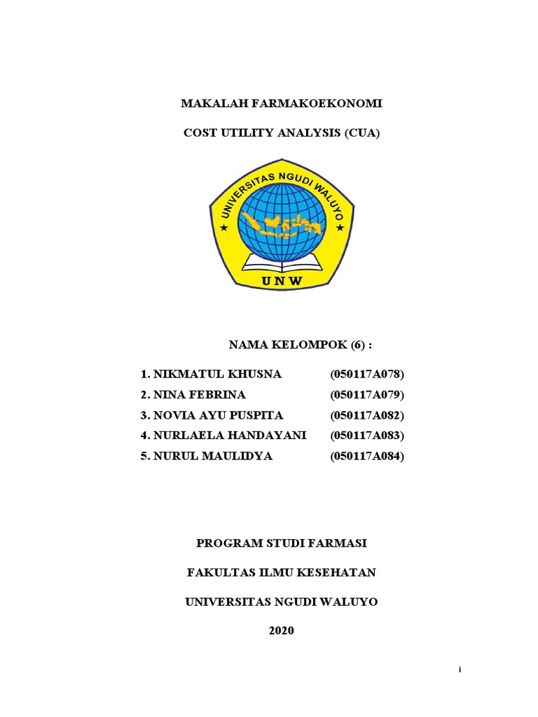 Makalah Farmakoekonomi | PDF | Kesehatan Holistik