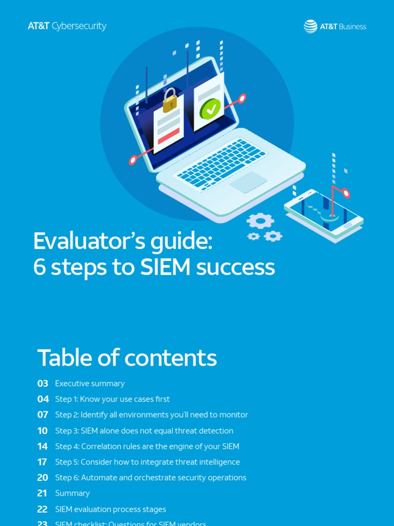 Evaluator's Guide: 6 Steps To SIEM Success | PDF | Cloud Computing | Payment Card Industry Data ...