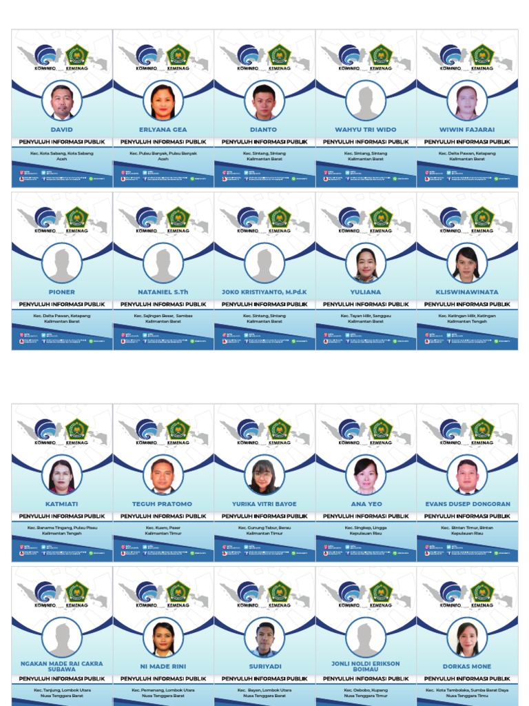 Id Card Kominfo | PDF