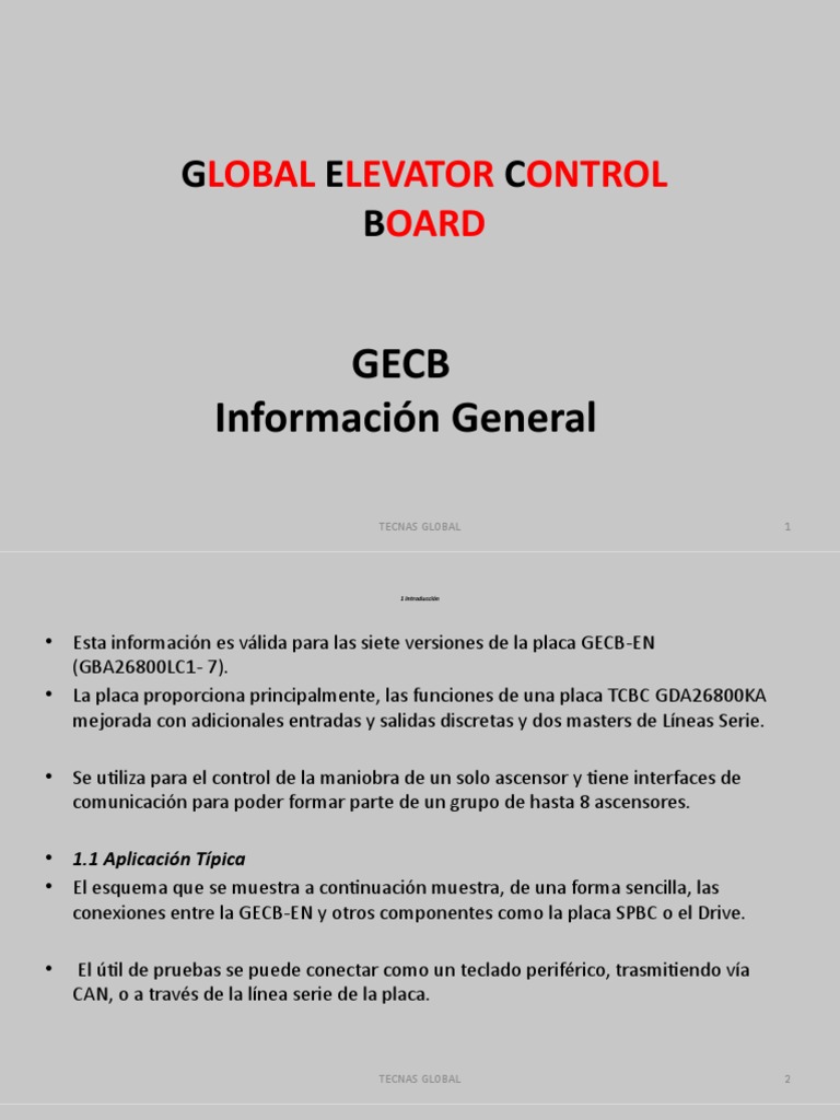 GECB Información General | PDF | Relé | Ingenieria Eléctrica