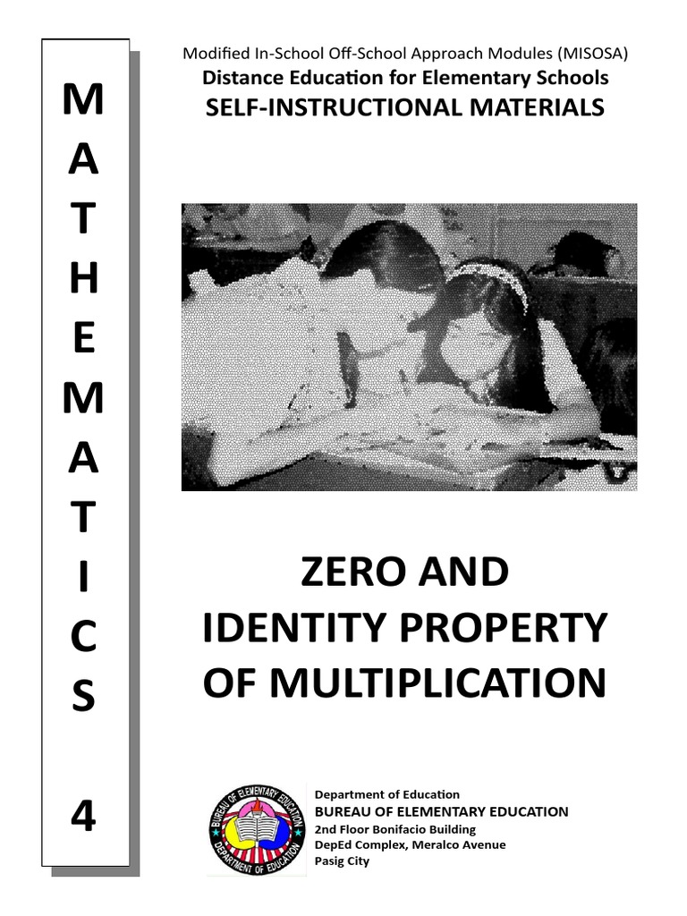 Zero and Identity Property of Multiplication | PDF | Teaching Methods ...