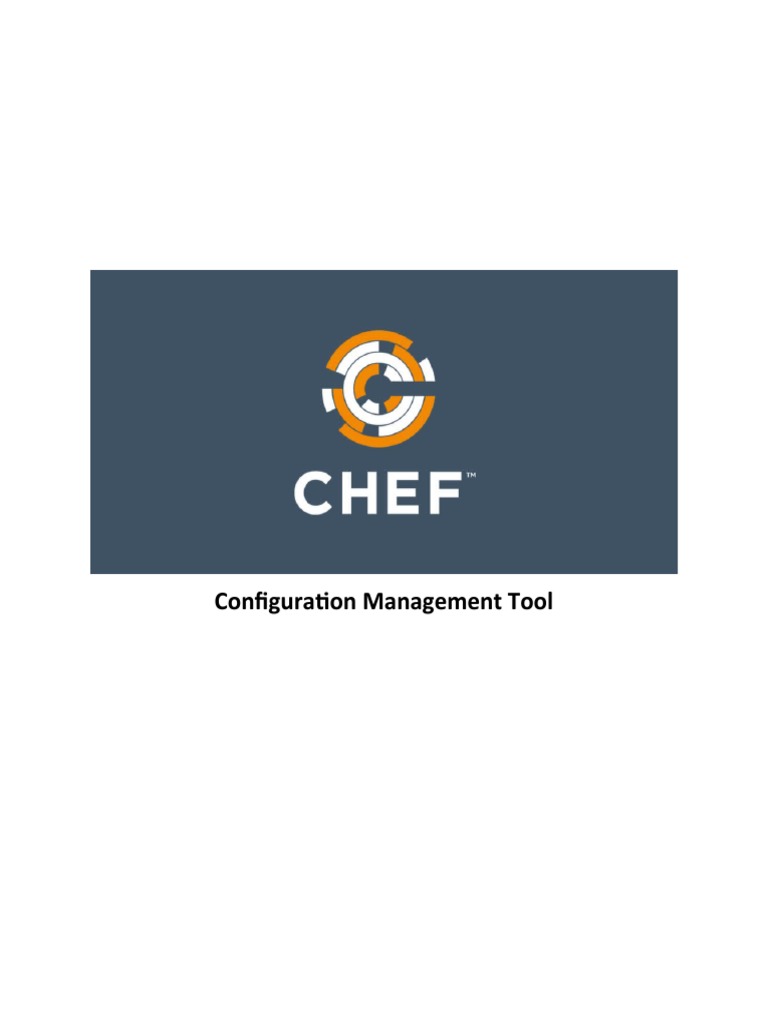 Chef - Configuration Management Tool | PDF | Directory (Computing ...