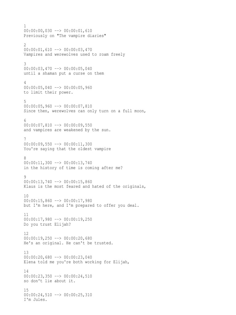 The Vampire Diaries S02E14 HDTV 2HD en | PDF | The Vampire Diaries ...