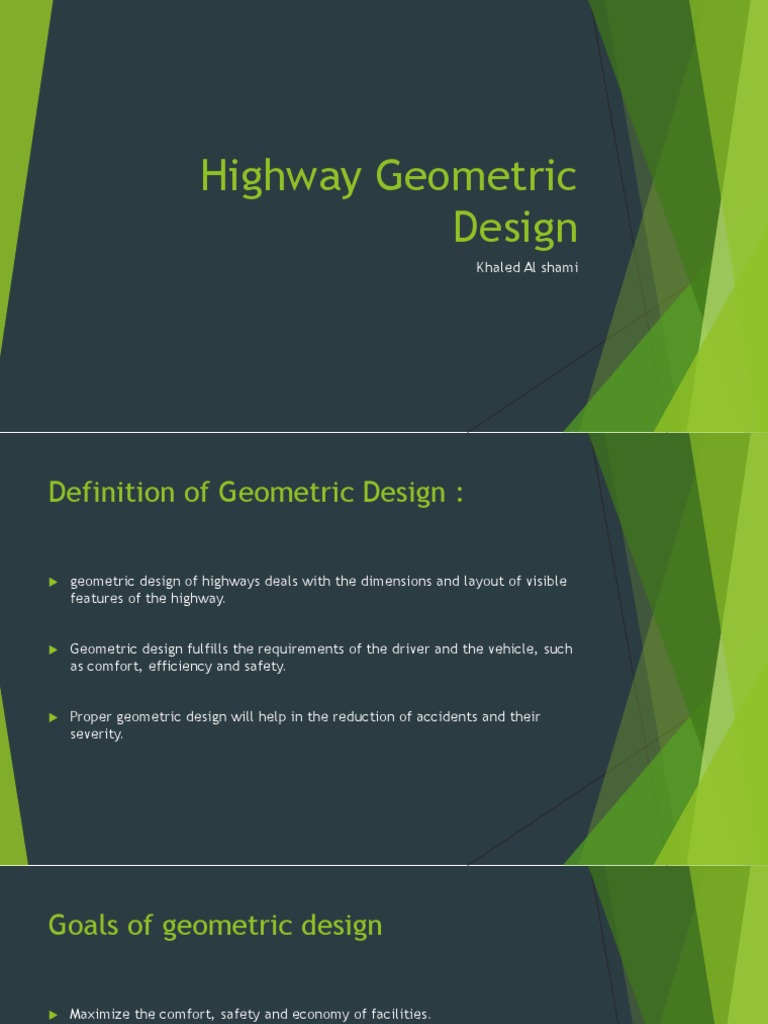 Highway Geometric Design | Download Free PDF | Road | Road Surface