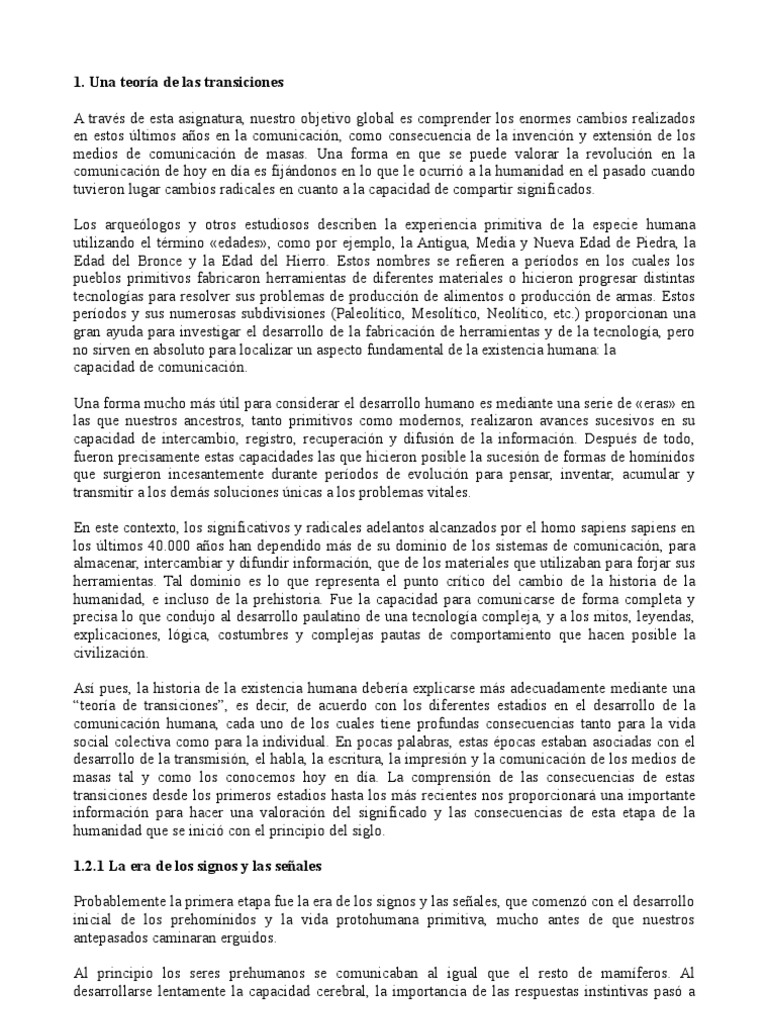 Teoria de Las Transiciones | PDF | Imprenta | Libros