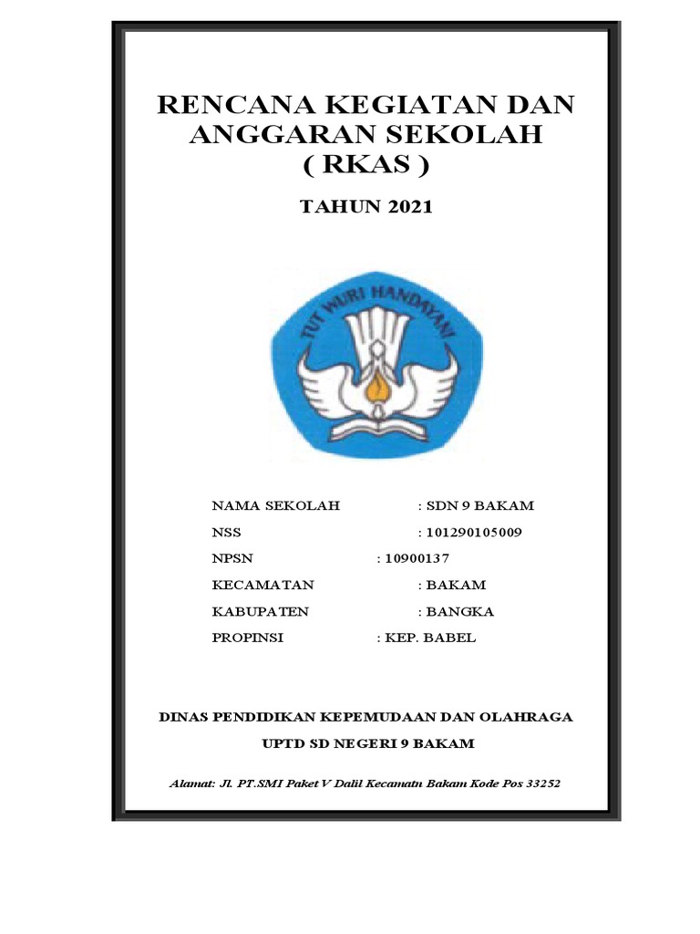 RKAS SDN 9 Bakam Tahun 2021 | PDF