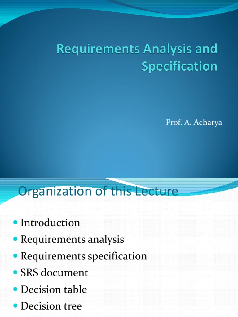 Prof. A. Acharya | PDF | Input/Output | Specification (Technical Standard)