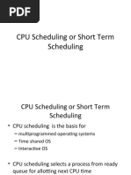 Longest Job First Algorithm | PDF | Scheduling (Computing) | Computing