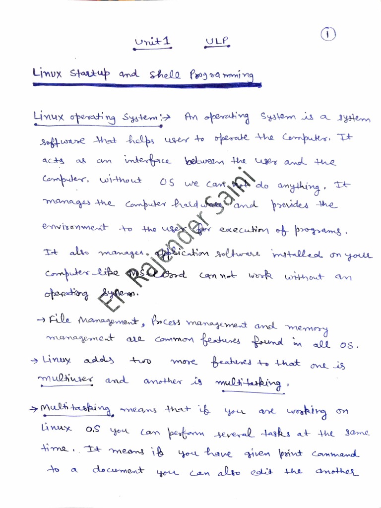 ULP Unit1 Notes | PDF | Software | System Software