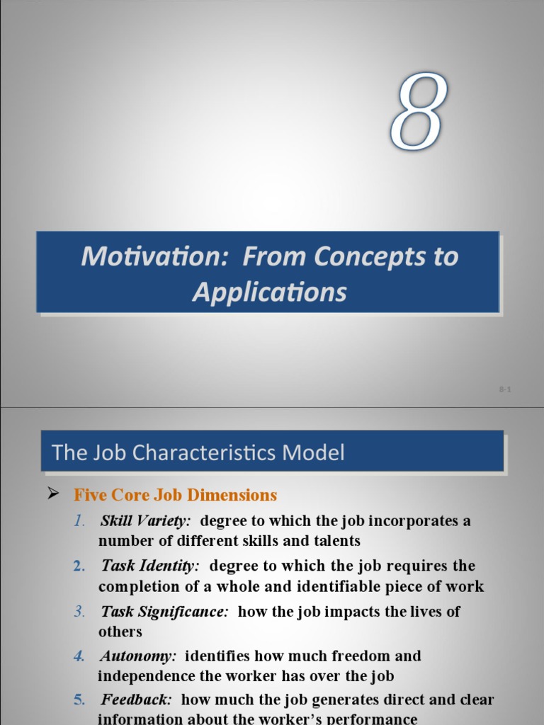 Motivation: From Concepts To Applications | PDF | Telecommuting ...