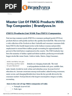 ITC FMCG Products List: Content Credits and Source | PDF | Cuisine ...