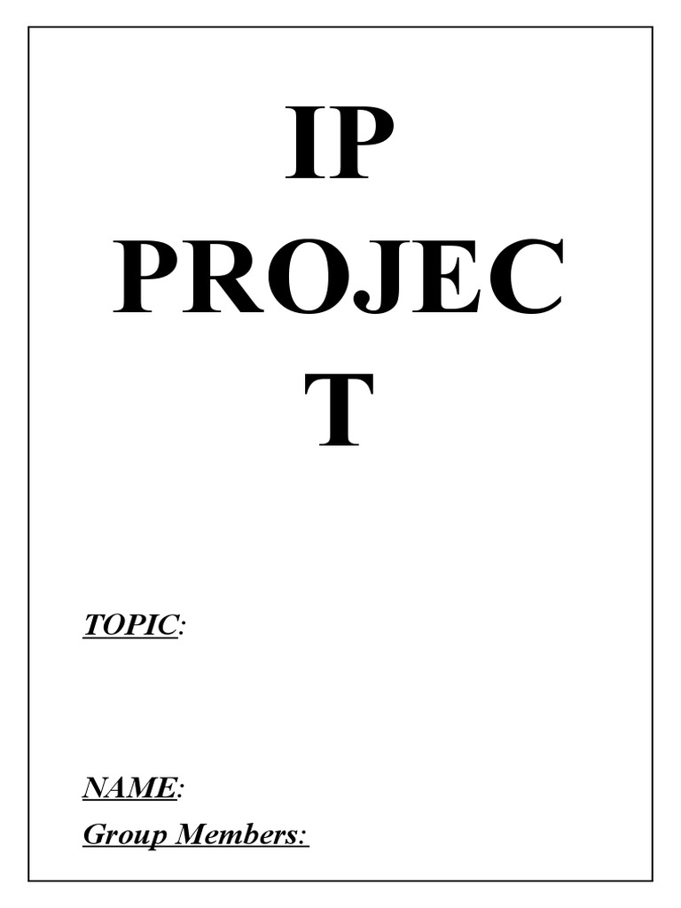 CBSE IP Project | PDF | Cognition