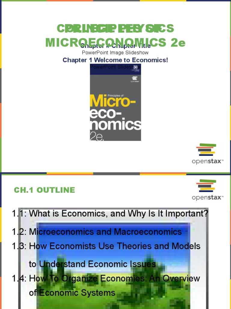 OpenStax Microeconomics CH01 Lecture | PDF | Economics | Macroeconomics