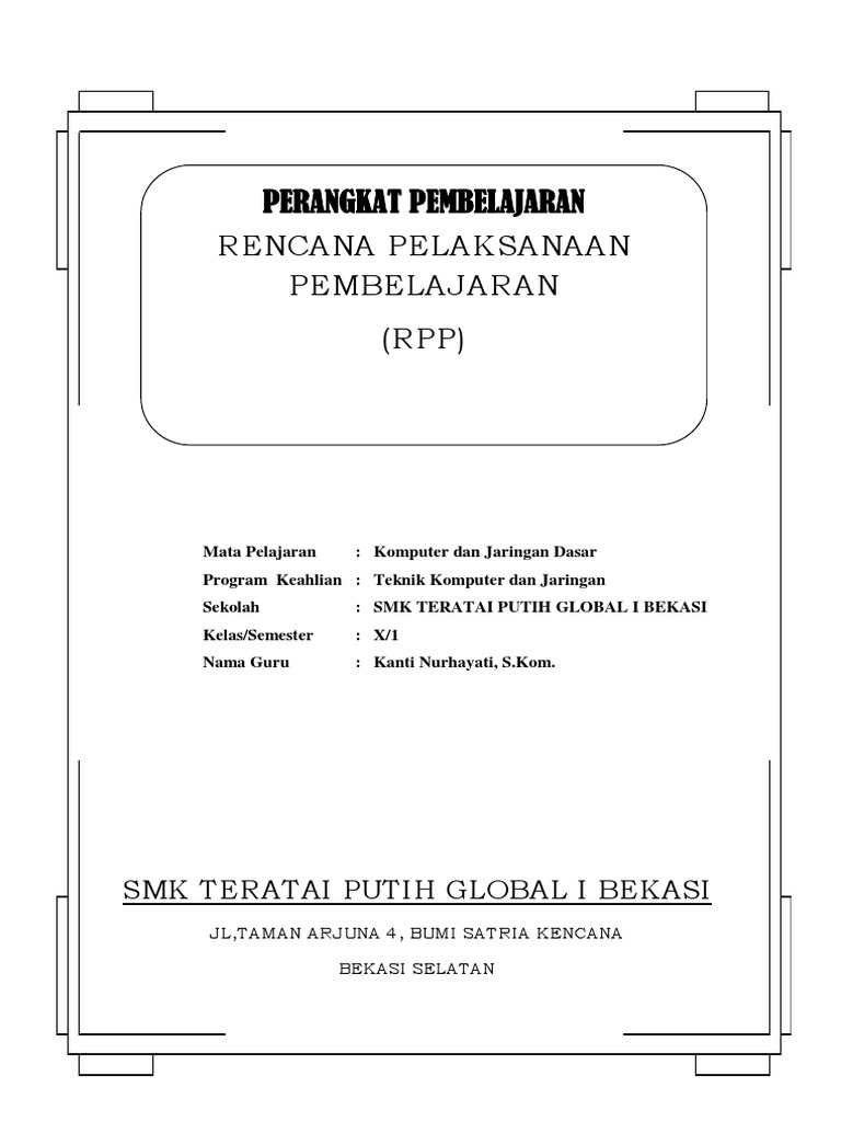 RPP Lengkap | PDF