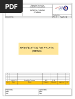 EIL Spec - 1 | PDF | Valve | Specification (Technical Standard)