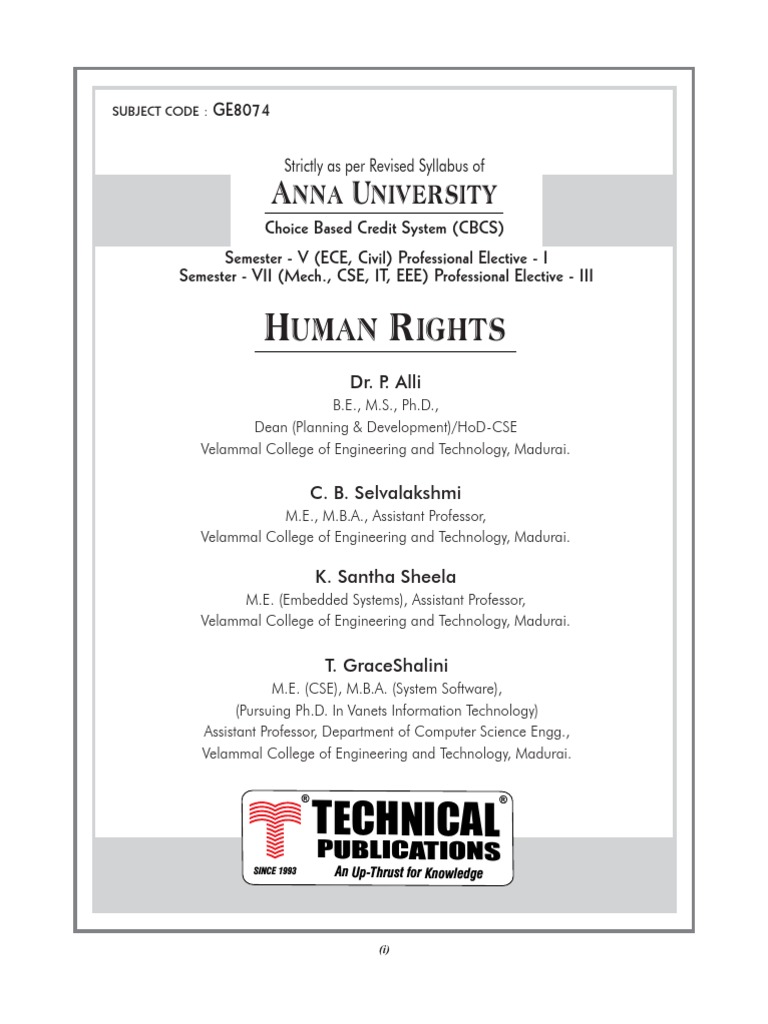 Human Rights: Technical | PDF | Civil And Political Rights | Social Science