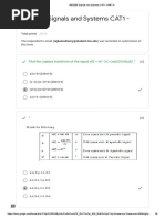 Signals and Systems Formula Sheet | PDF | Fourier Transform | Laplace ...
