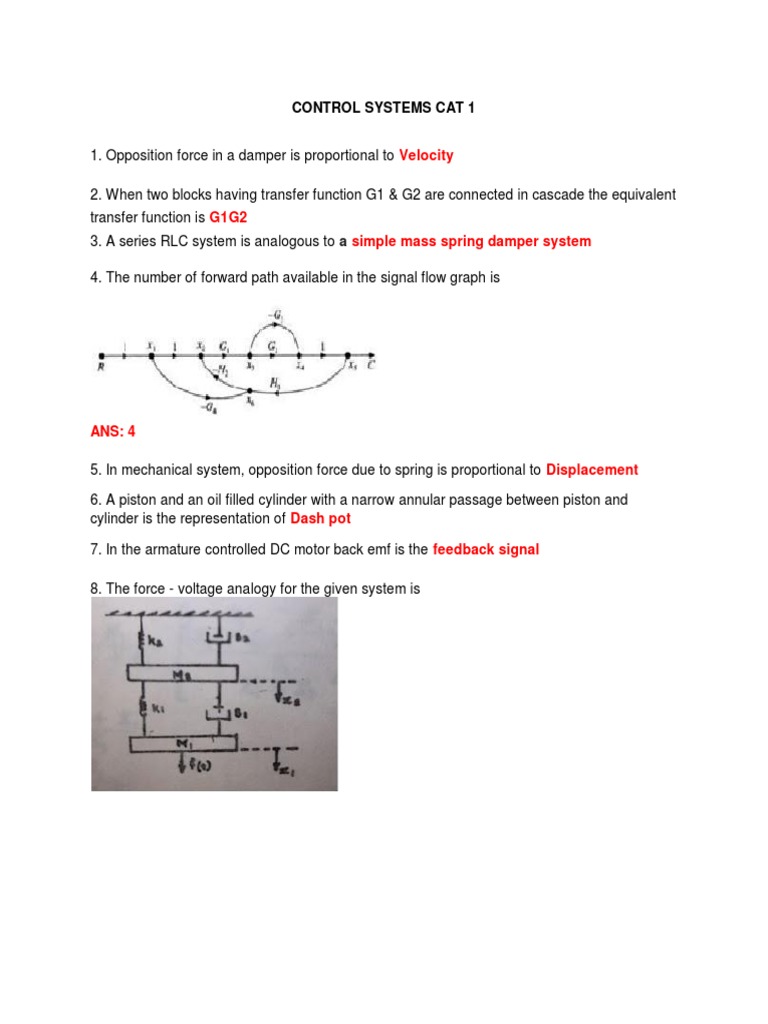 Control Systems Fundamentals | PDF | Damping | Control Theory