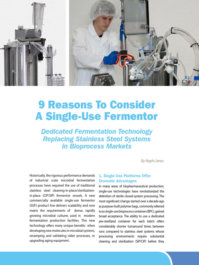 9 Reasons To Coinsider - A Single-Use Fermentor Thermoscientific ...