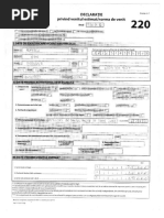 Model de Completare Formular 070 | PDF
