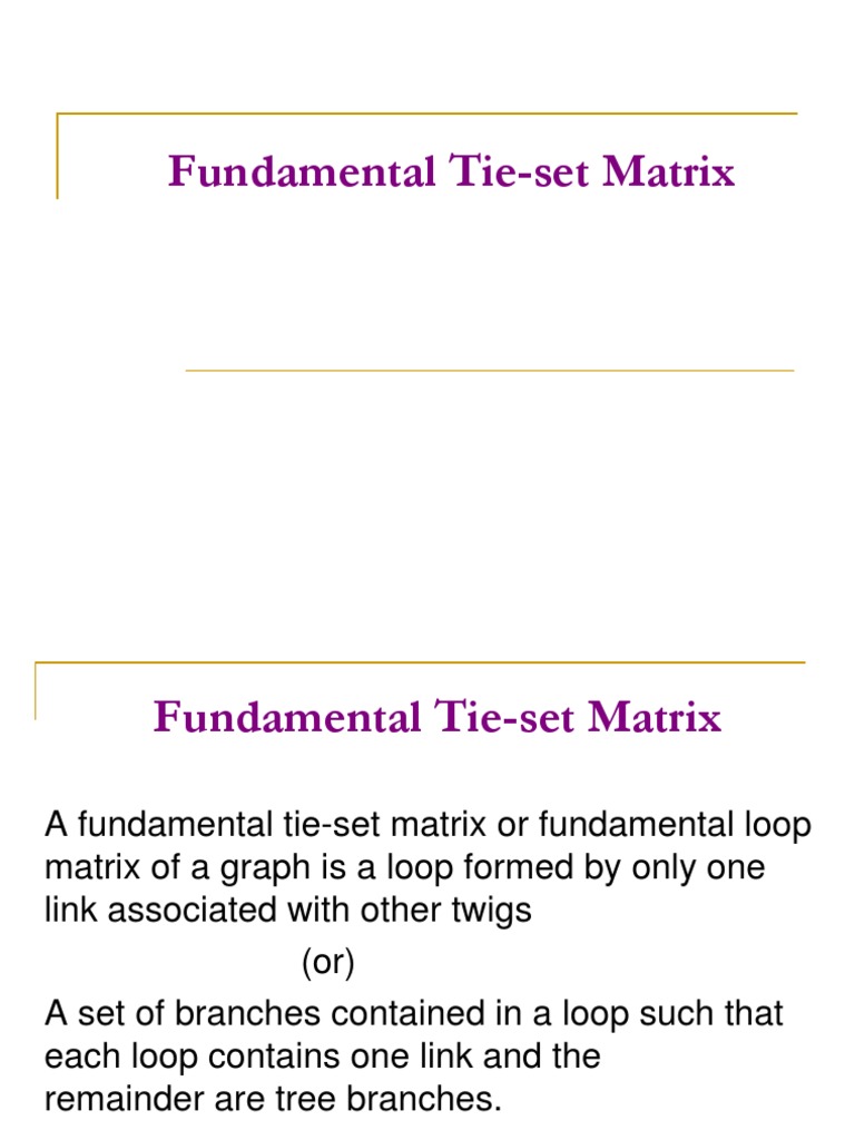 Tie Set | PDF