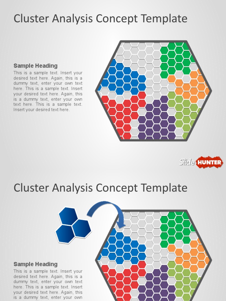 Cluster Analysis Concept Template: Sample Heading | PDF | Information ...