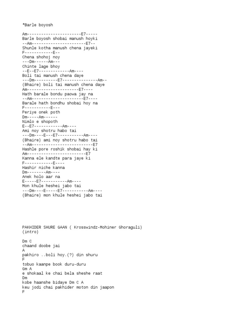 Barle Boyosh (Mohin) | PDF | Language Arts & Discipline