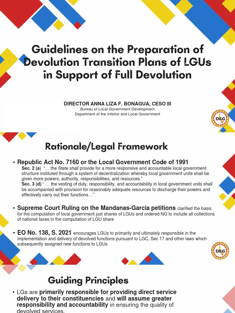 4 DILG BLGD LGU DTP Guidelines | PDF | Capacity Building | Governance