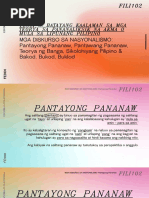 Pantayong Pannaw, Pansilang Pananaw, Pangkaming Pananaw. | PDF