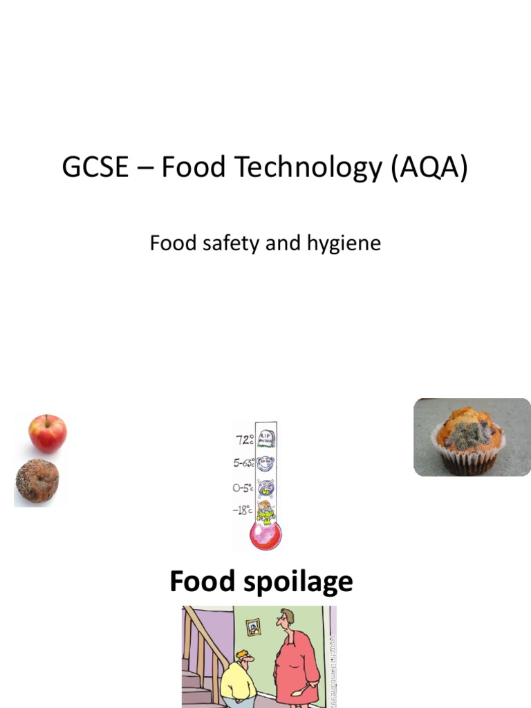 GCSE - Food Technology (AQA) : Food Safety and Hygiene | PDF | Foods ...