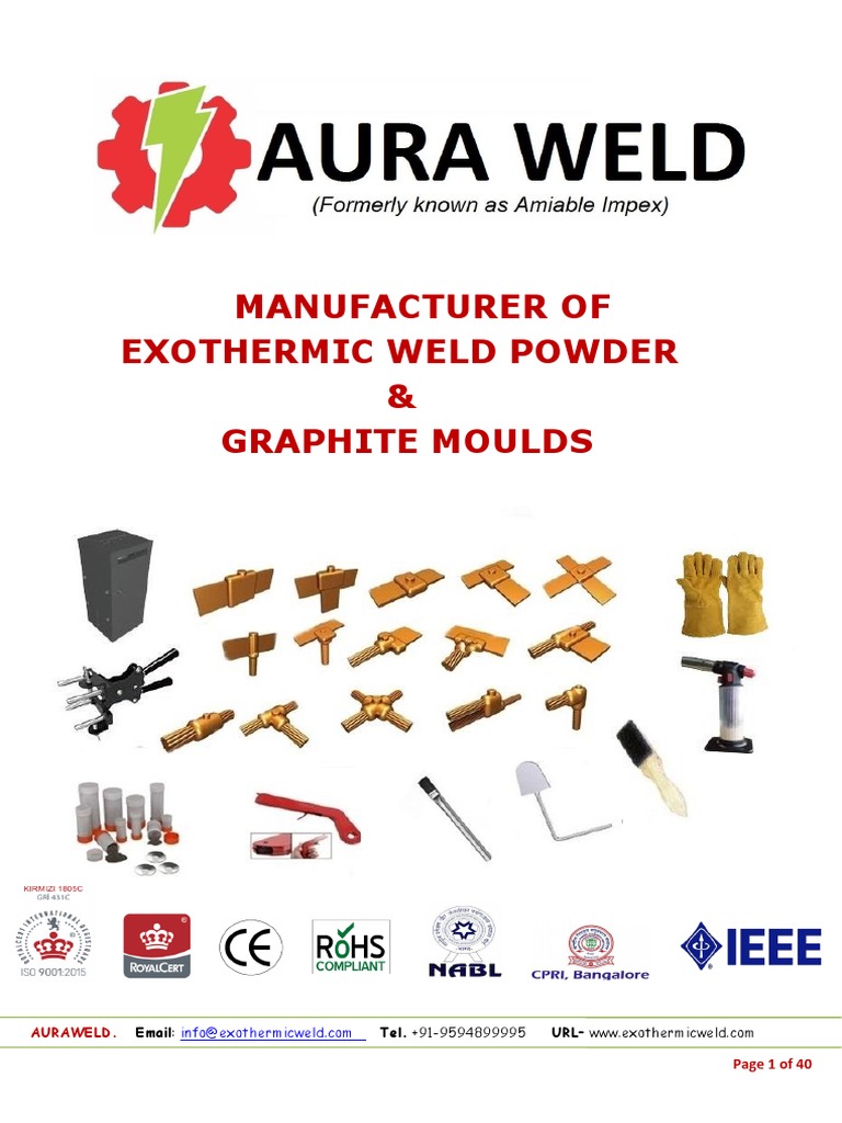 Exothermic Welding | PDF | Materials | Secondary Sector Of The Economy