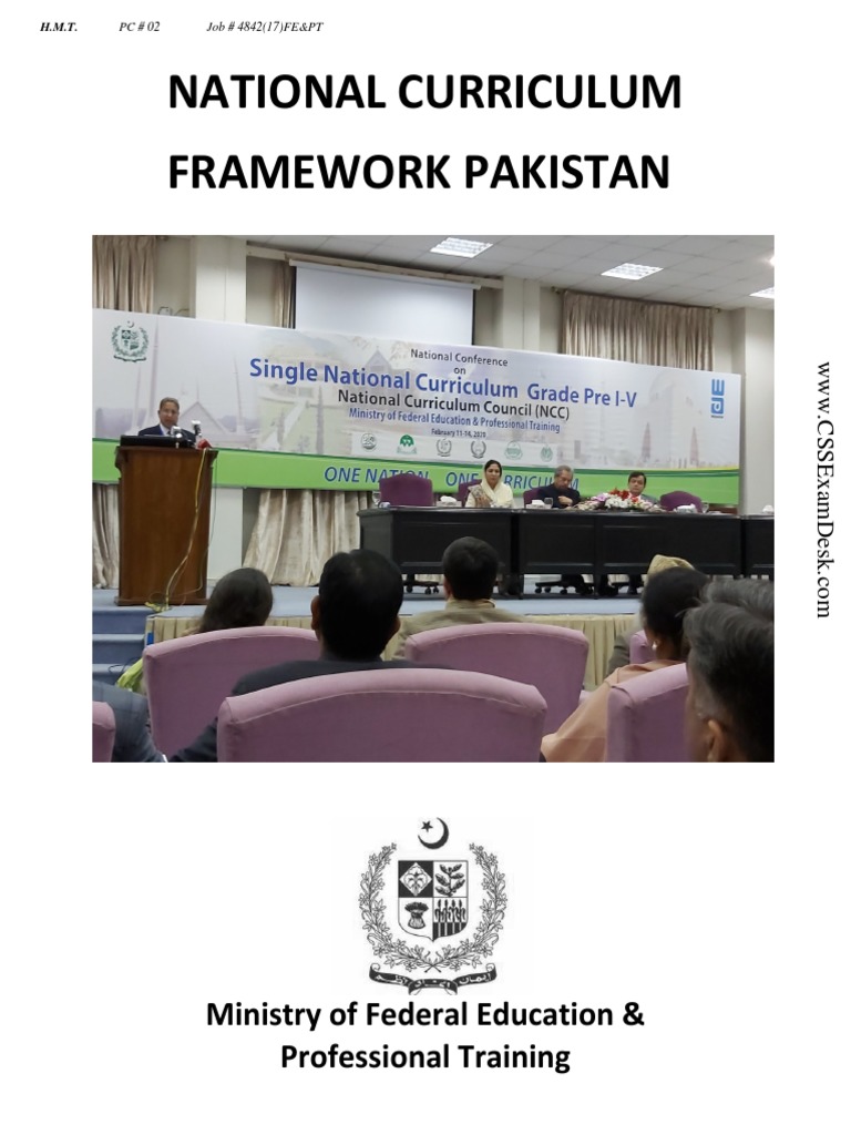 National Curriculum Framework Pakistan | PDF | Curriculum | Educational ...
