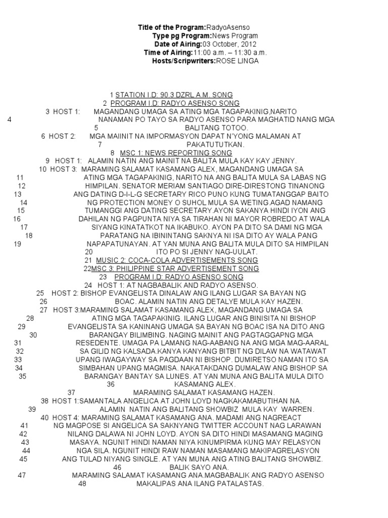 Filipino Script | PDF