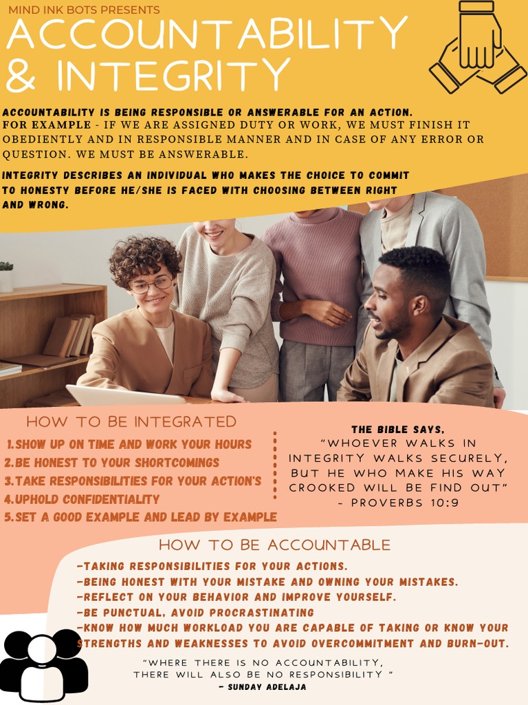 Accountability & Integrity VR - 2 | PDF | Integrity | Social Institutions