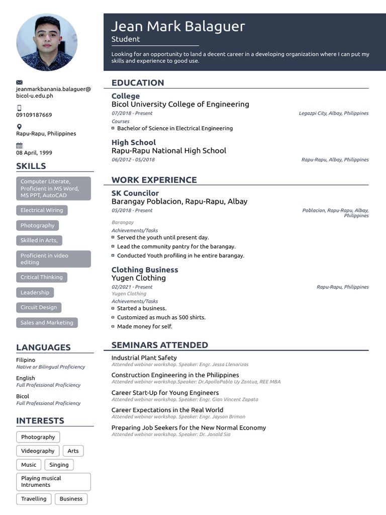Jean's Resume | PDF
