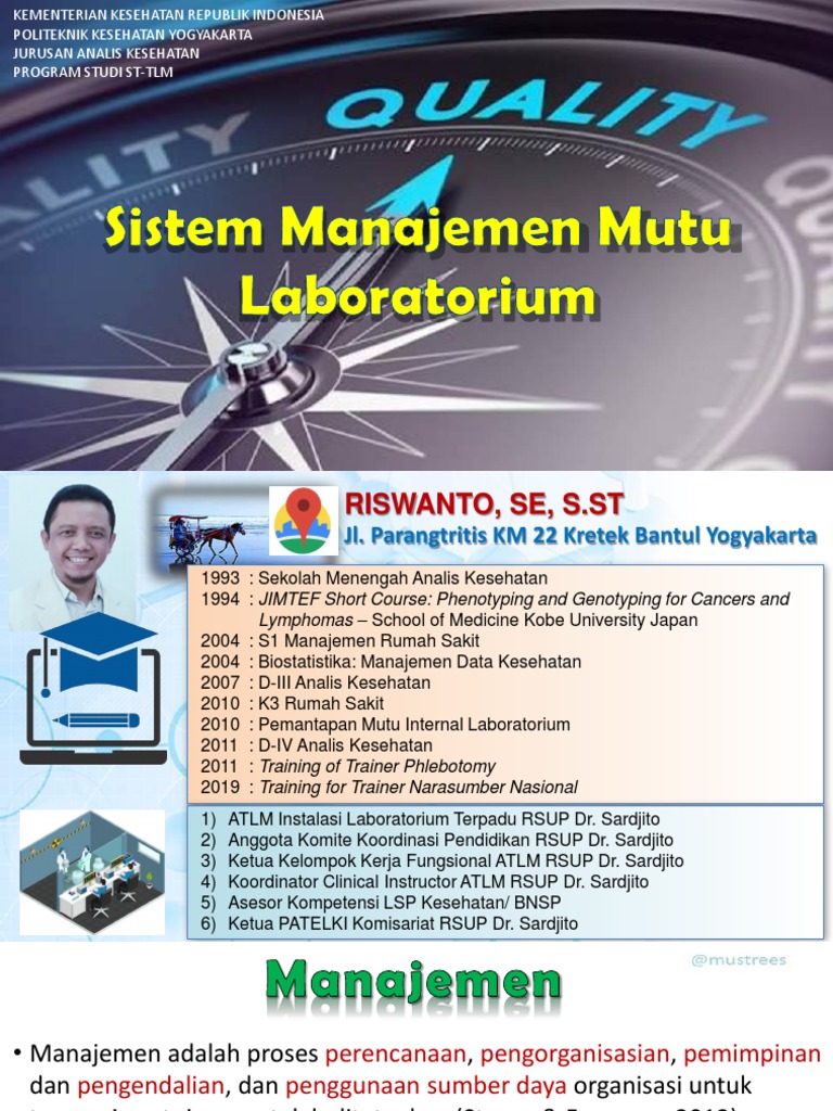 Sistem Manajemen Mutu Laboratorium - 05!07!2021 | PDF