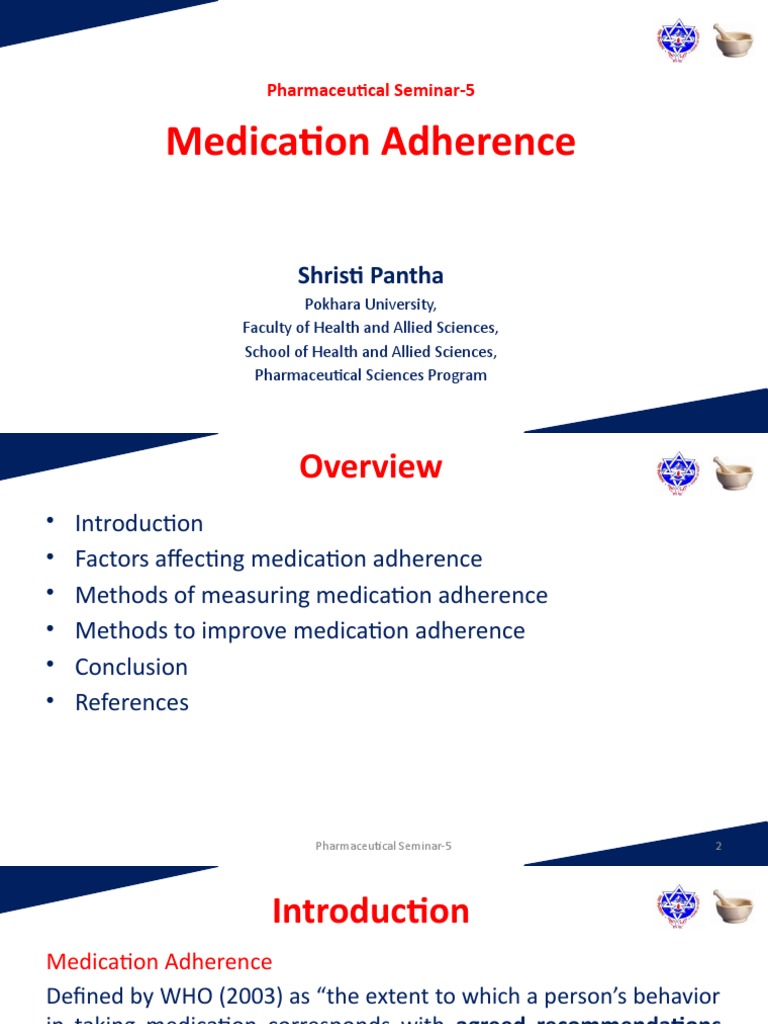 Medication Adherence | PDF | Health Care | Life Sciences