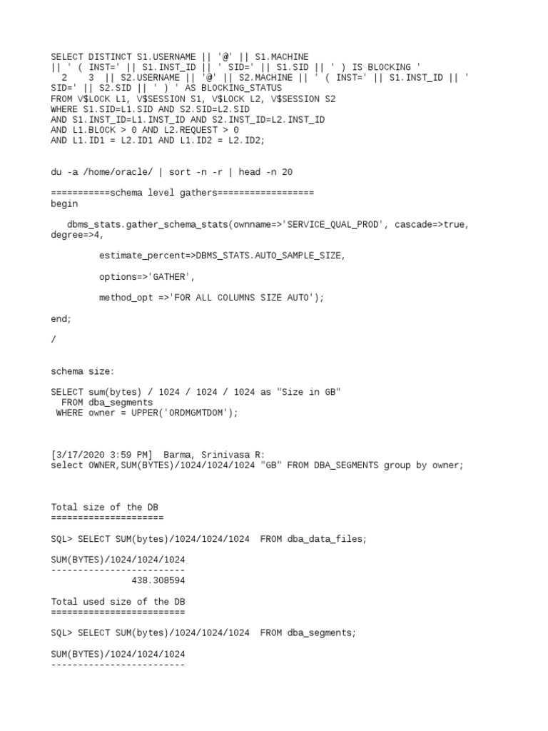 Create - Grant User - Blocking Session | Download Free PDF ...