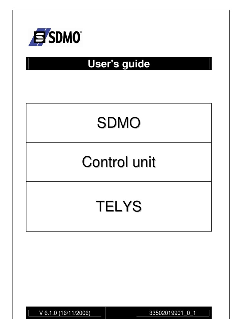 TELYS 2 User Manual Pro | Menu (Computing) | Electronics