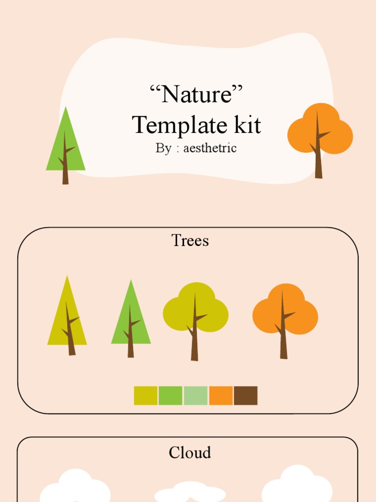 Nature Template Kit for Slides | PDF | Teaching Methods & Materials