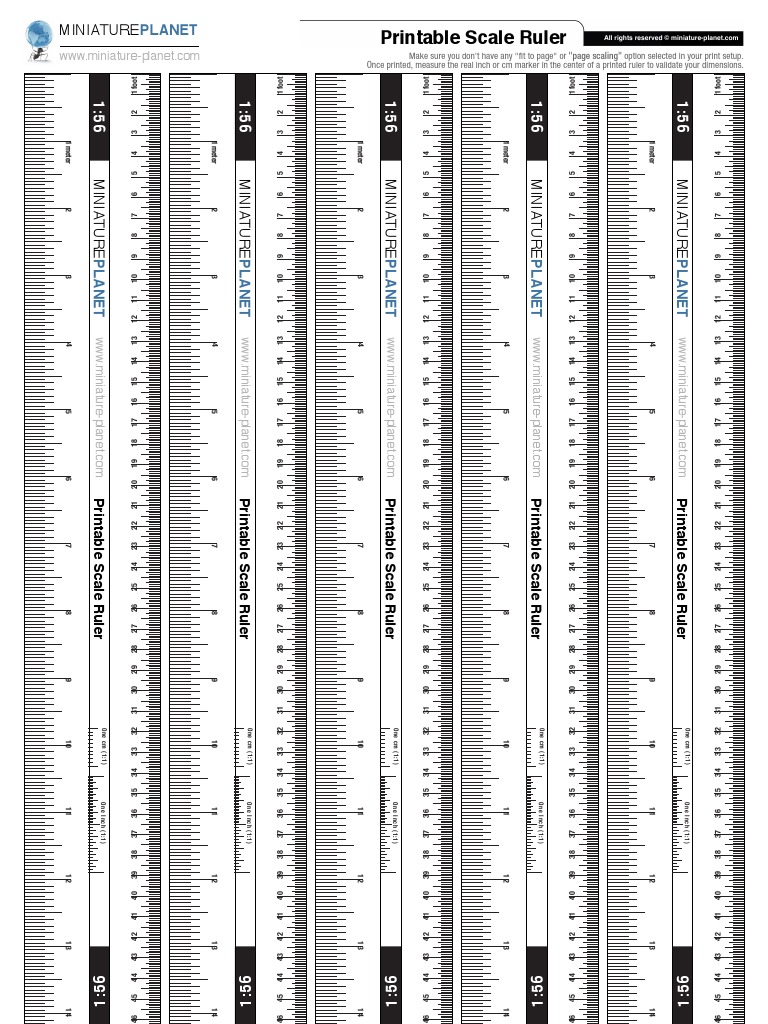 Pdf Printable Ruler Official | www.pinnaxis.com