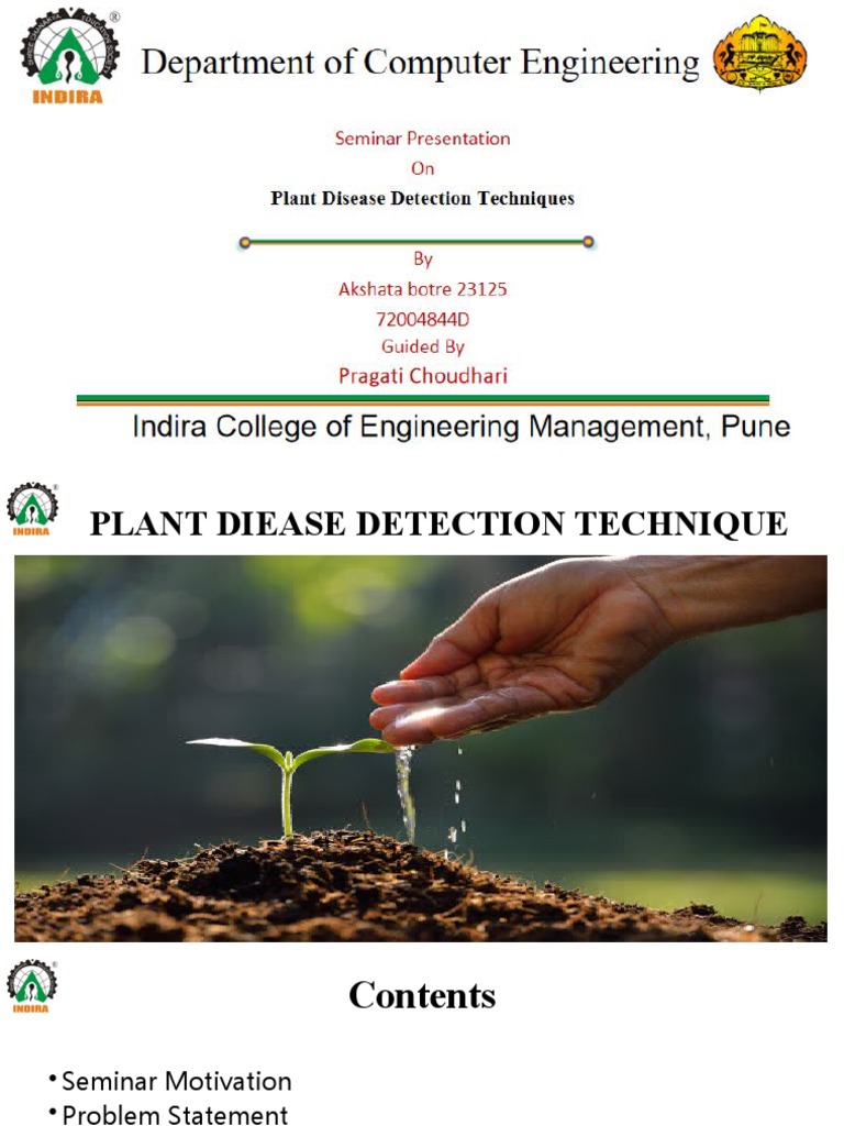 Plant Detection Final | PDF | Statistical Classification | Image ...