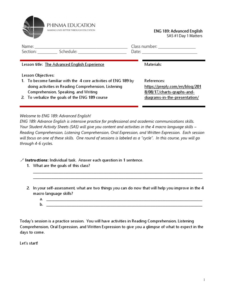 Instructions: Individual Task. Answer Each Question in 1 Sentence | PDF ...