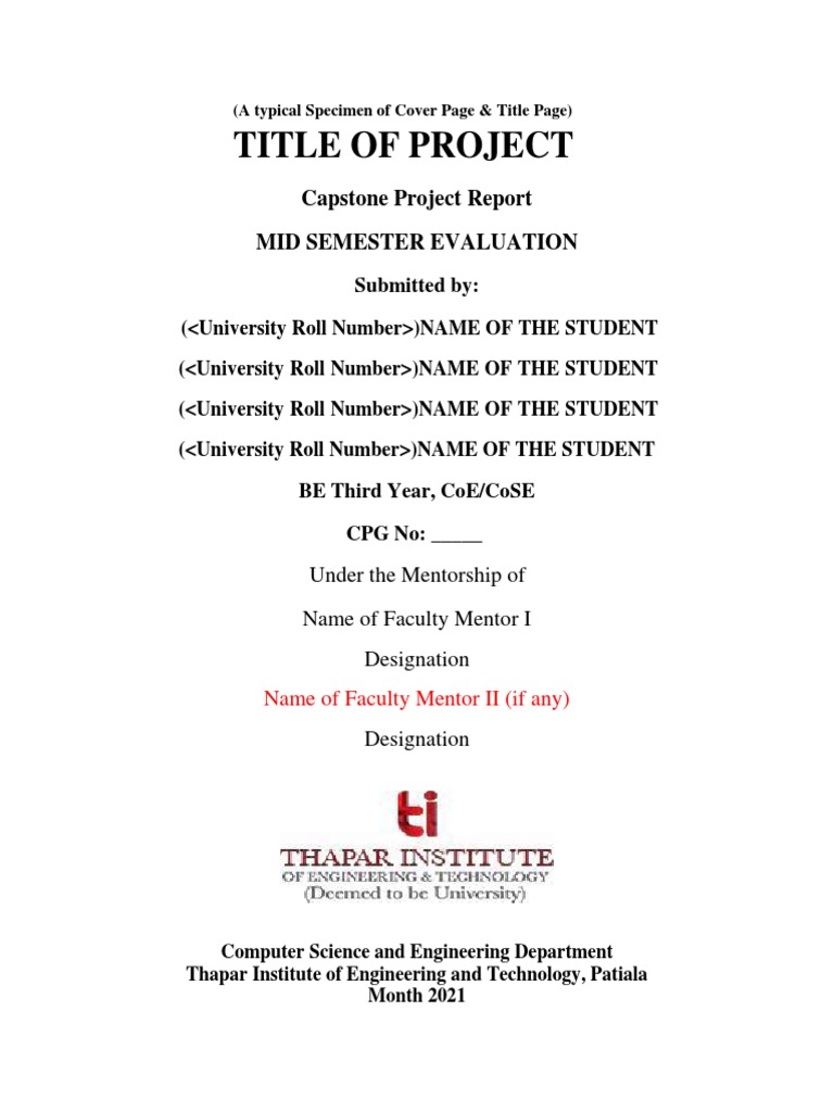 Capstone Project Report Template | PDF | Internet | User Interface