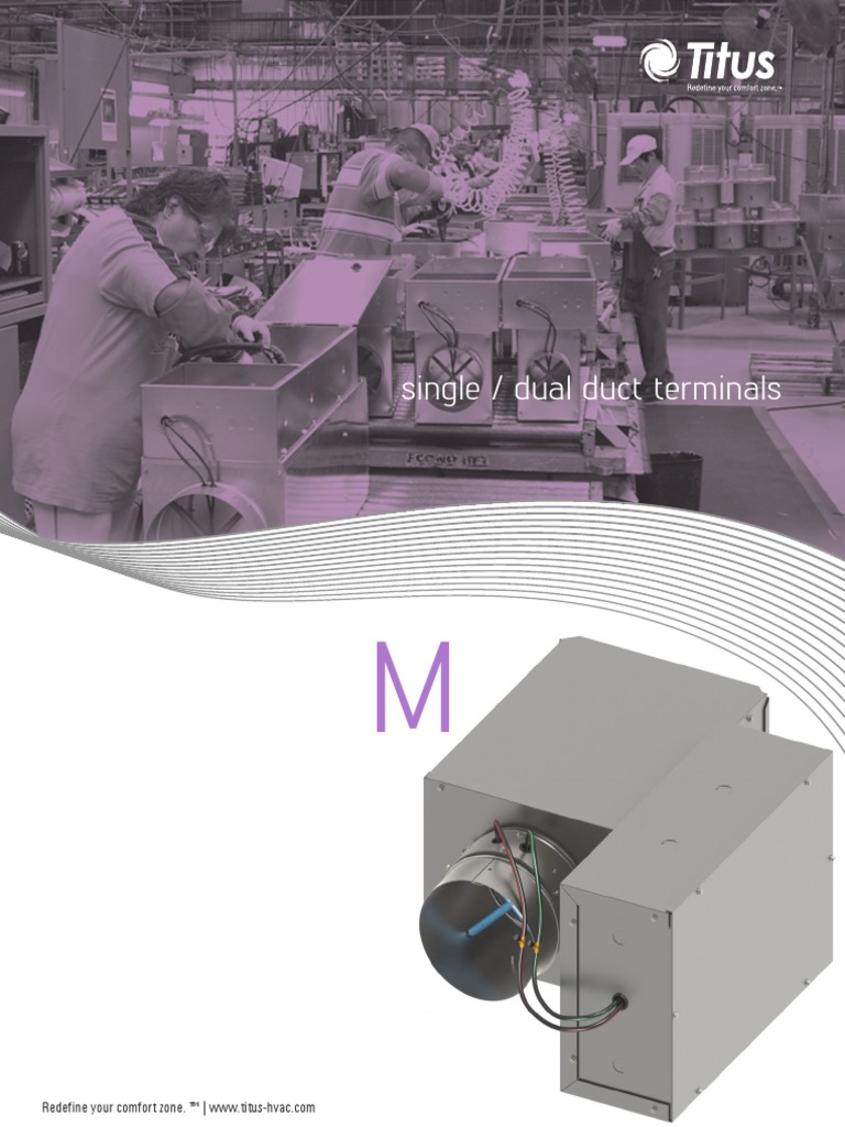 Titus Terminal Box Catalogbook | PDF | Duct (Flow) | Thermostat