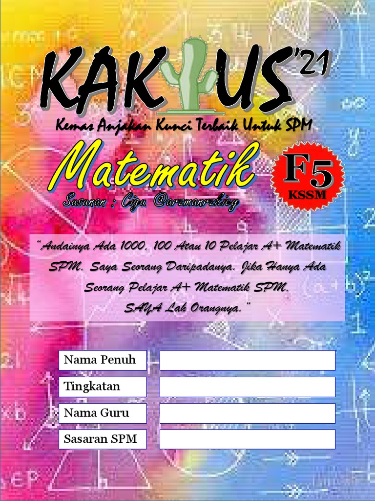 Kaktus F5 - Bab #2 (Matriks) | PDF