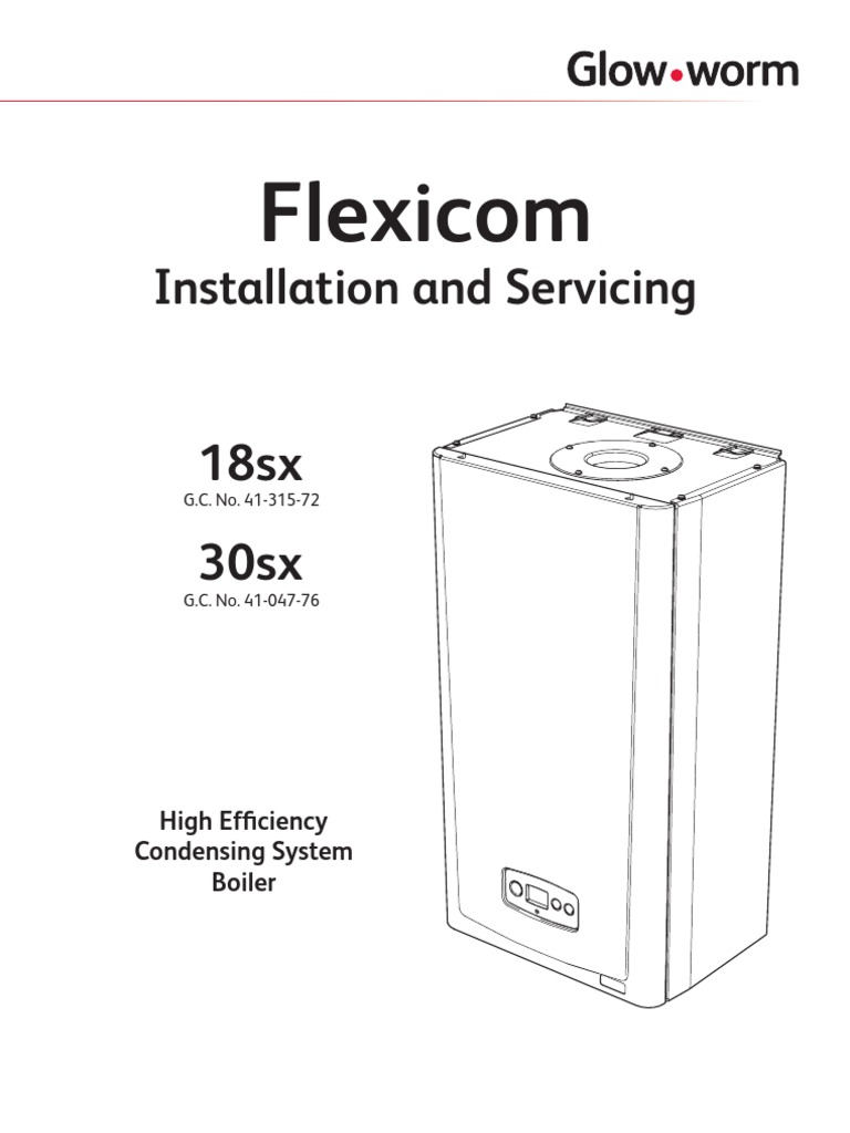 Flexicom: Installation and Servicing | PDF | Boiler | Water Heating