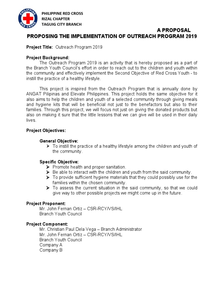 Youth Health Outreach Proposal | PDF | Health Sciences | Economies