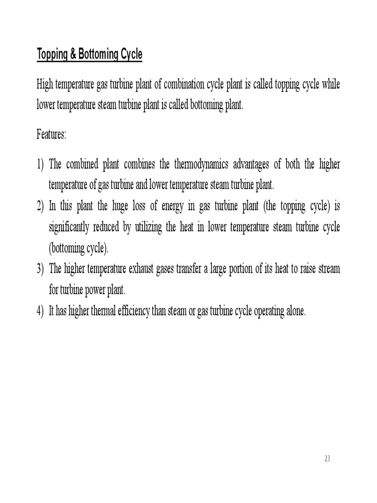 Topping & Bottoming Cycle | Download Free PDF | Steam | Energy Production