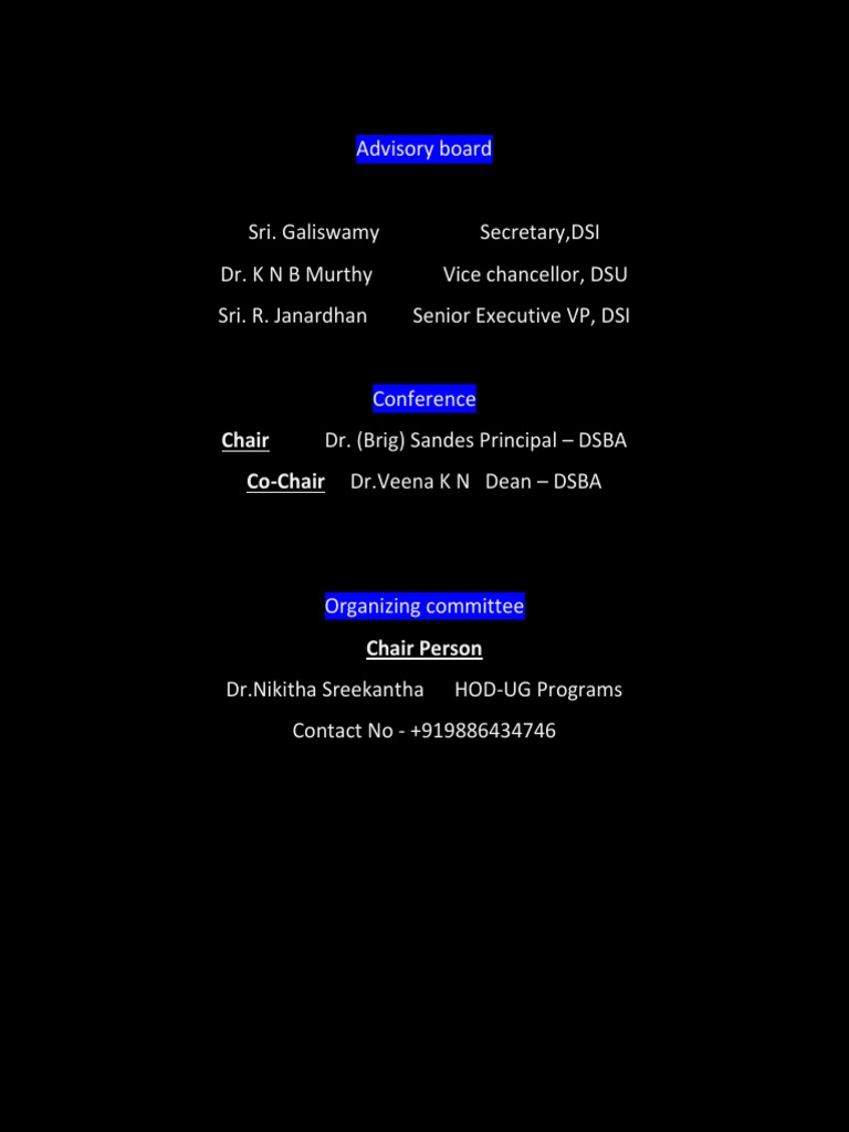 Advisory Board | PDF